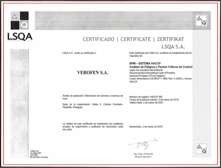Certificaciones - Kelwá